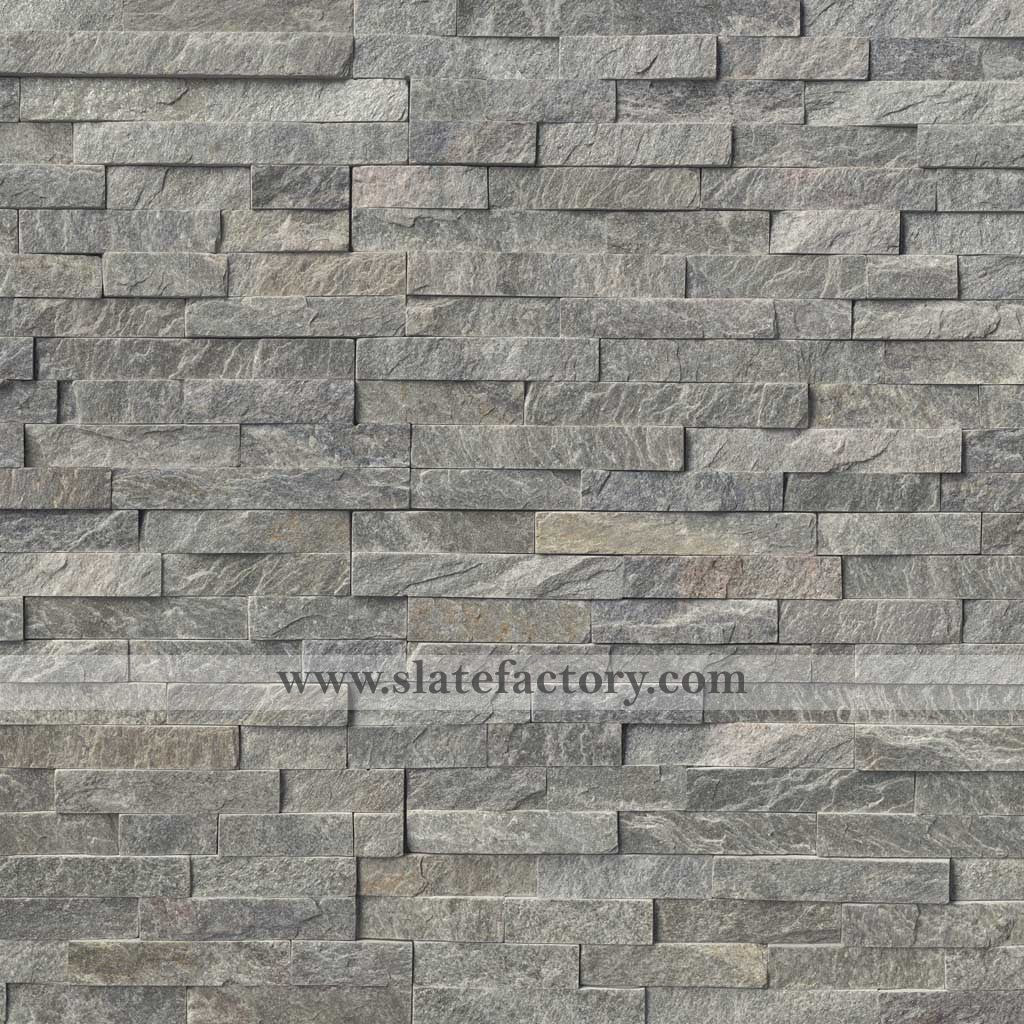 Gray Stacked Stone Wall 17 Modern Stacked Stone Fireplace Ideas For